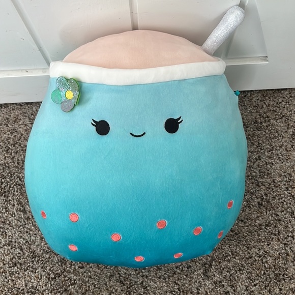 Squishmallows | Toys | Squishmallow Jakarria The Blue Boba Drink 2 ...